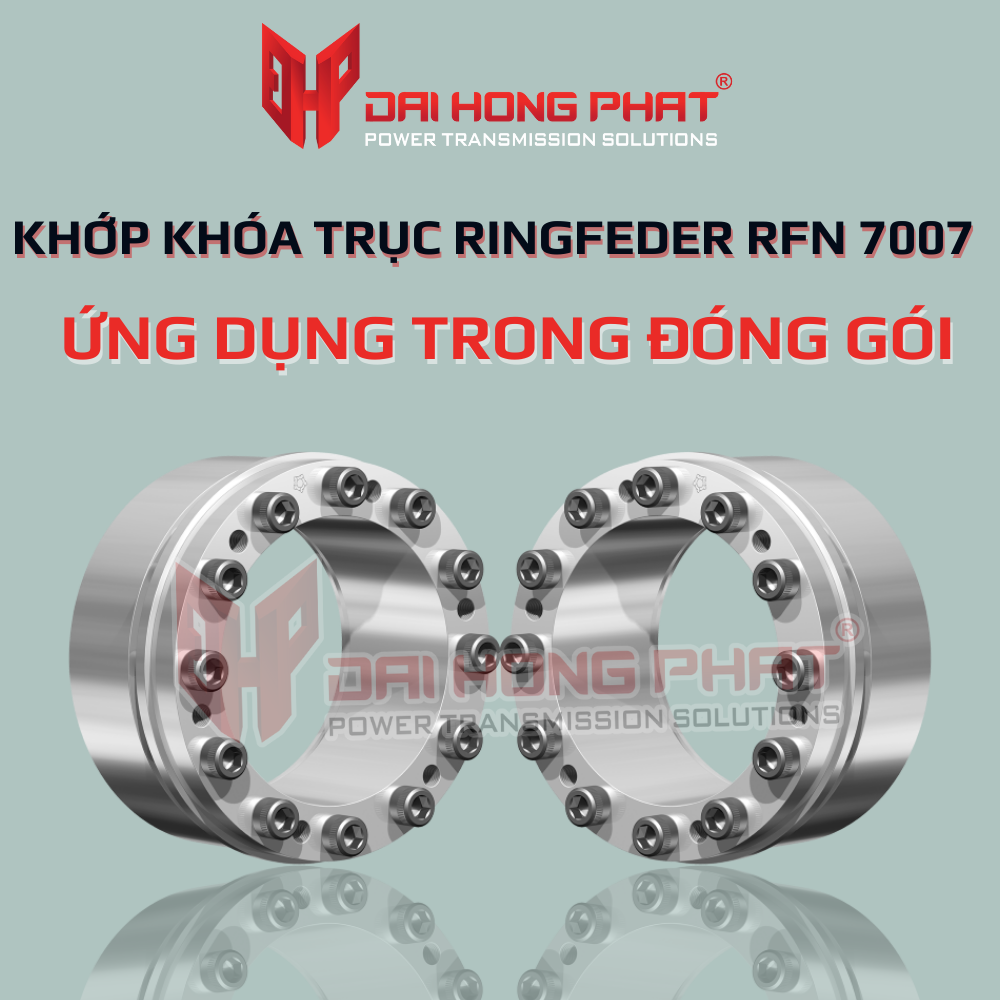 KHỚP KHÓA TRỤC RINGFEDER RFN 7007 (LOCKING ASSEMBLY) ỨNG DỤNG TRONG ĐÓNG GÓI - Đại Hồng Phát